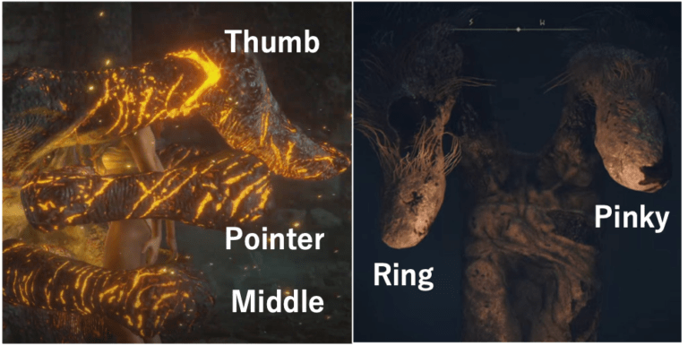 lore of two fingers and three fingers explained elden ring